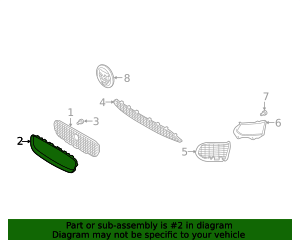 2018-2022 Jaguar E-Pace Grille Surround J9C7251 | OEM Parts Online