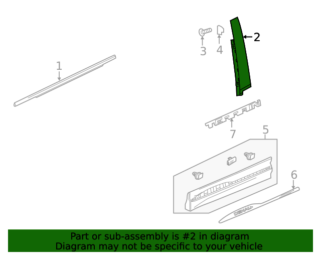 Applique 84687062 | TascaParts.com