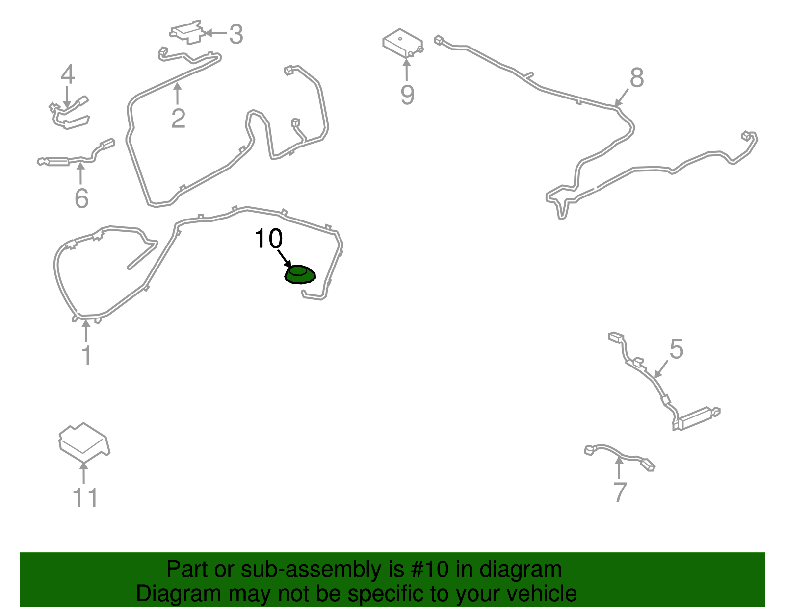 2013-2016 Lincoln MKZ | Satellite Antenna | DP5Z-10E893-C | Walls' Ford ...
