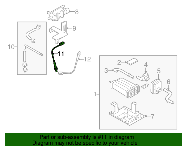 39210-2G100 - Oxygen Sensor 2010-2016 Kia | Kia.Parts Store