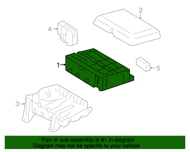 2016-2021 Toyota Land Cruiser Fuse & Relay Box 82741-60070 | OEM Parts ...