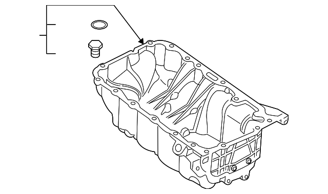 11-13-8-590-017 - Oil Pan 2016-2019 BMW | Genuine BMW Parts