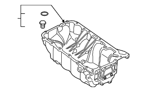 11-13-8-590-017 - Oil Pan 2016-2019 BMW | Genuine BMW Parts