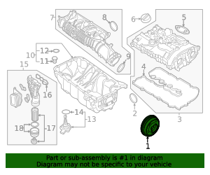 11238602800 - 2016-2019 BMW Vibration Damper (11-23-8-602-800) | BMW of ...