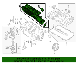 2016-2019 BMW Intake Manifold 11-61-7-617-500 | BMWPartsDirect.com