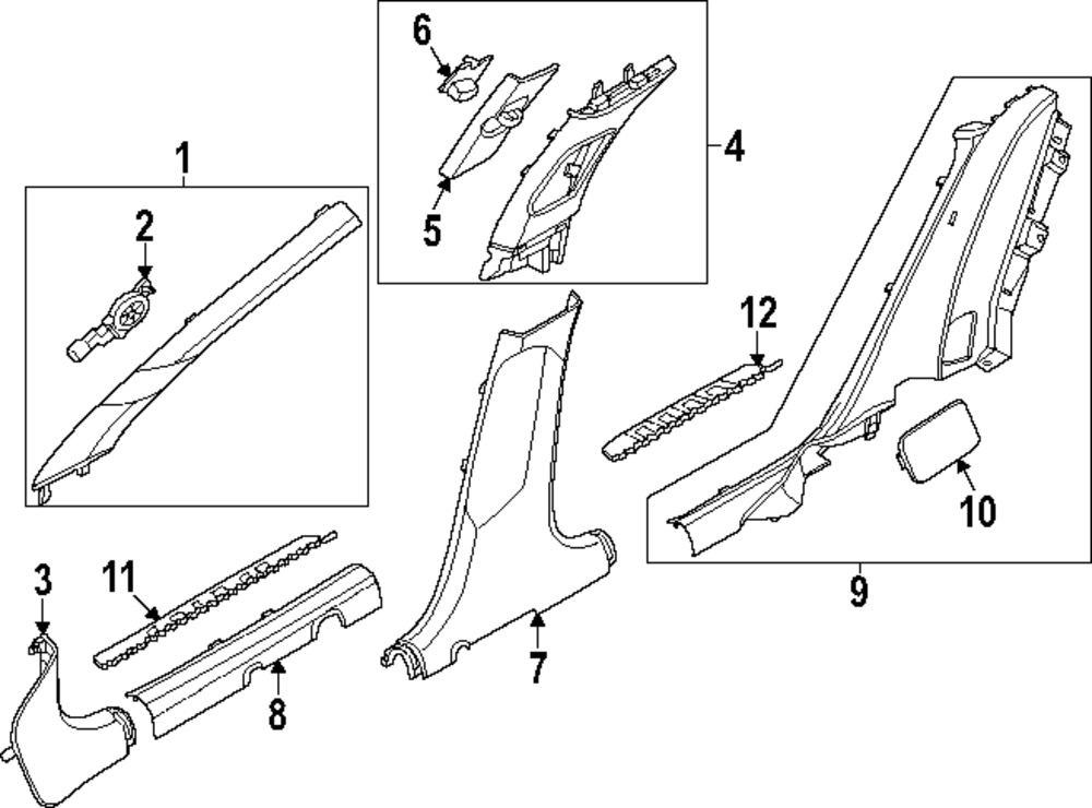 Hyundai - 85873-KL000-NNB - Scuff Plate - 2023-2025 Hyundai Ioniq 6 ...