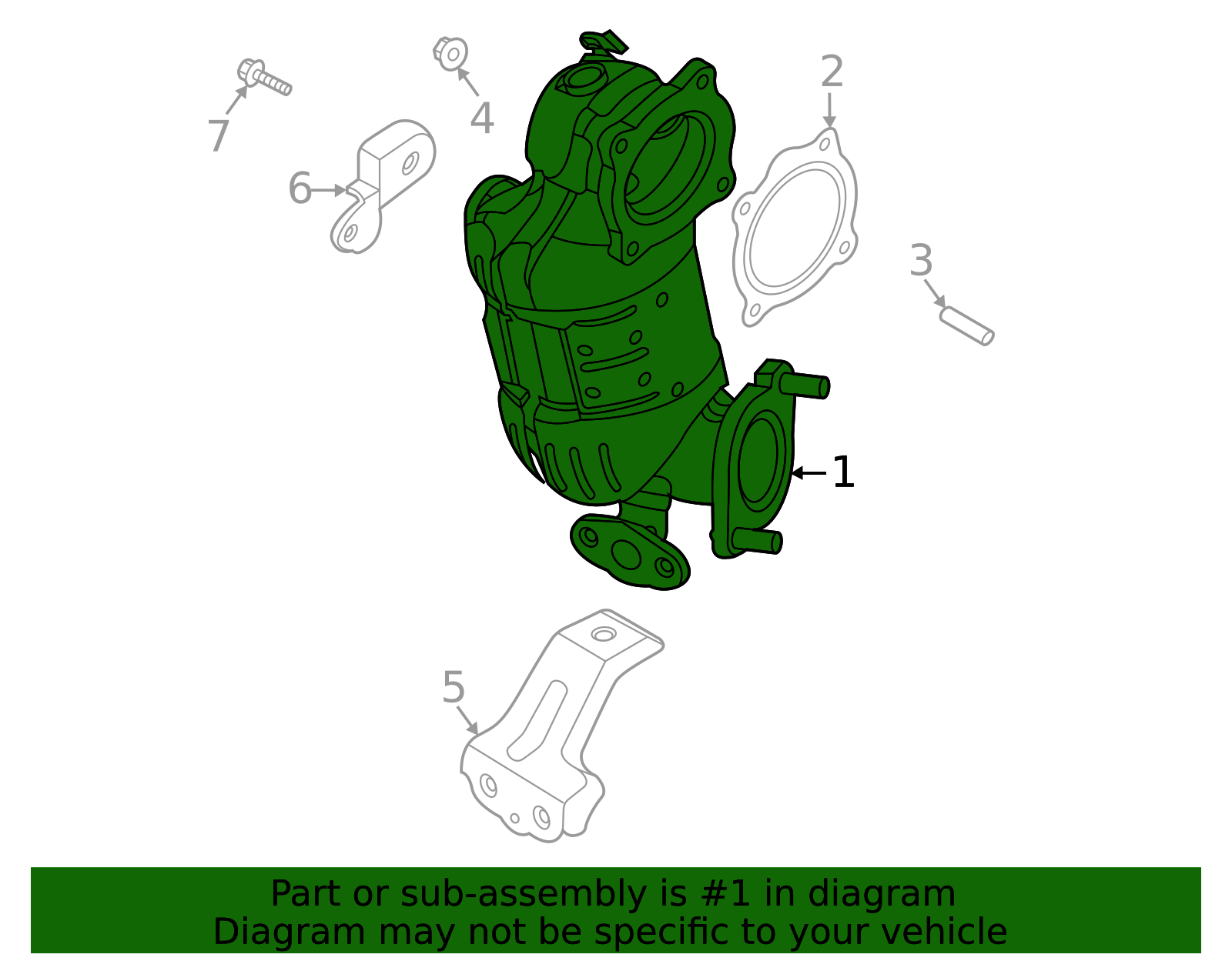 28500-2MAD0 - Mnfd W/Converter 2021-2024 Kia K5 | Kia.Parts Store