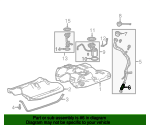 2010-2016 Cadillac SRX Fuel Filler Hose 20765536 | GMPartsDirect.com