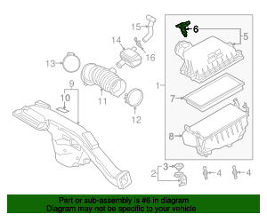 2016-2024 Toyota Mass Air Flow Sensor 22204-75040 | OEM Parts Online