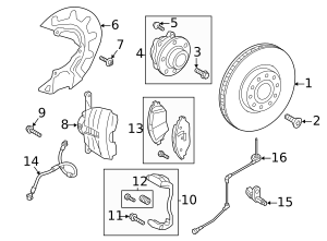 Volkswagen Hub Assembly Mount Bolt WHT-004-835 | Auto Parts