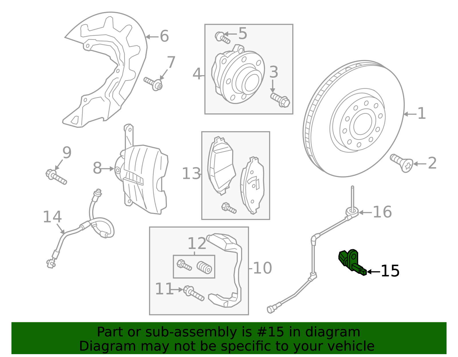2021-2025 Volkswagen ABS Wheel Speed Sensor WHT-003-860-A | Wolfsburg ...