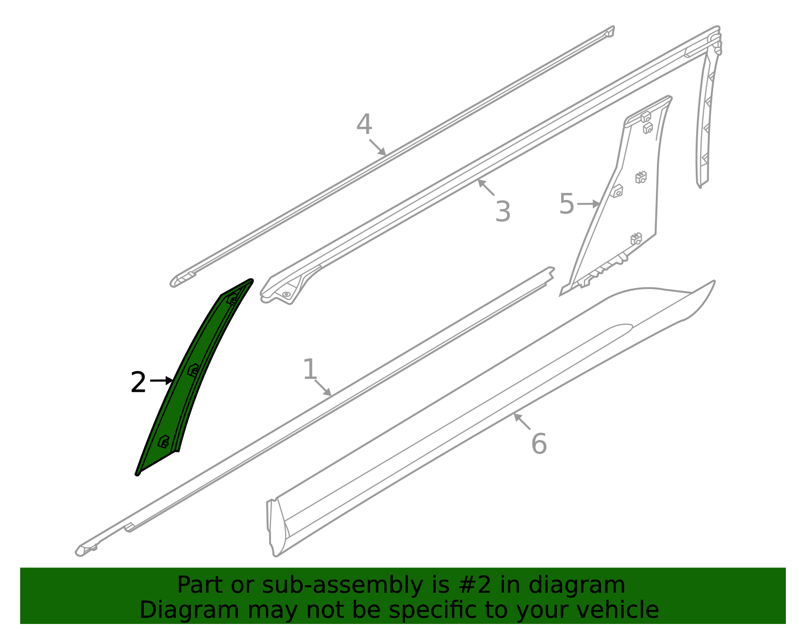 83260-R0000 - Door Applique 2022-2025 Kia Carnival | Kia.Parts Store