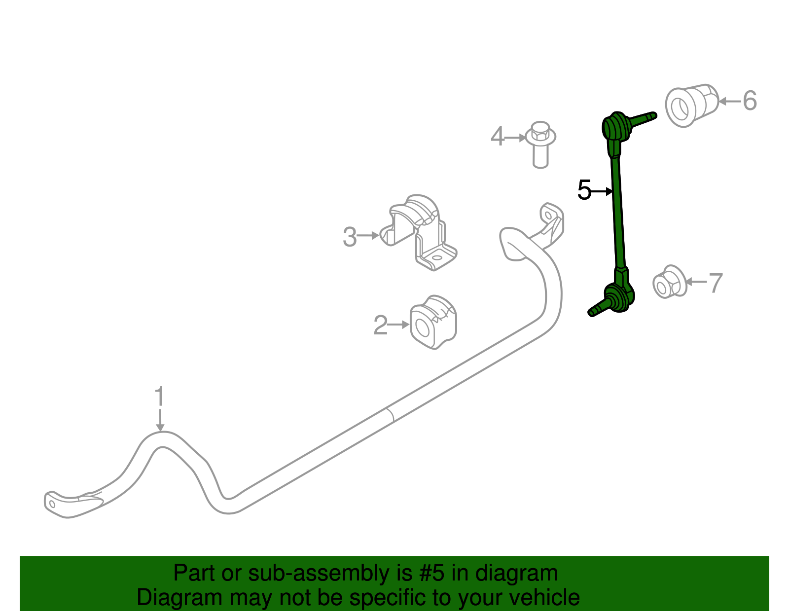2011-2019 Ford Motorcraft™ Suspension Stabilizer Bar Link Kit MEF-350 ...