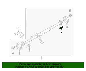 WHT-005-179 - Mount Bolt 2015-2024 Audi | Audi OEM Parts