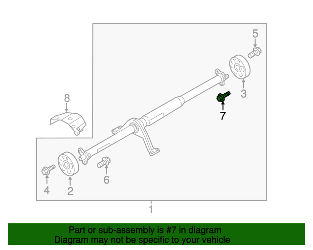 WHT-005-179 - Mount Bolt 2015-2024 Audi | Audi OEM Parts