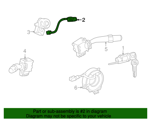 Toyota Switch Part# 8405260010 | Toyota Of Colorado Springs Parts