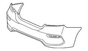 71501-TS8-A50ZZ - Bumper Cover 2014-2015 Honda Civic | Honda Parts Online