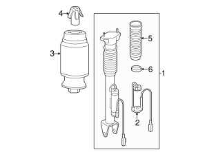 2015-2019 Mercedes-Benz Shock Absorber 292-320-17-00-64 ...