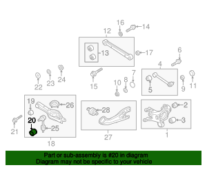 55499-3N100 - Lower Control Arm Damper 2011-2016 Kia | Kia.Parts Store