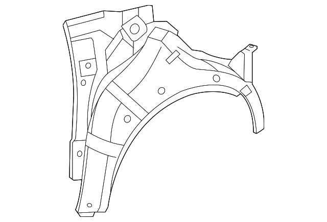 2011-2020 Toyota Sienna Outer Wheelhouse 61632-08907 | Toyota Parts Center