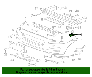 2017-2023 Jaguar F-Pace Upper Bracket T4A6235 | OEM Vehicle Parts