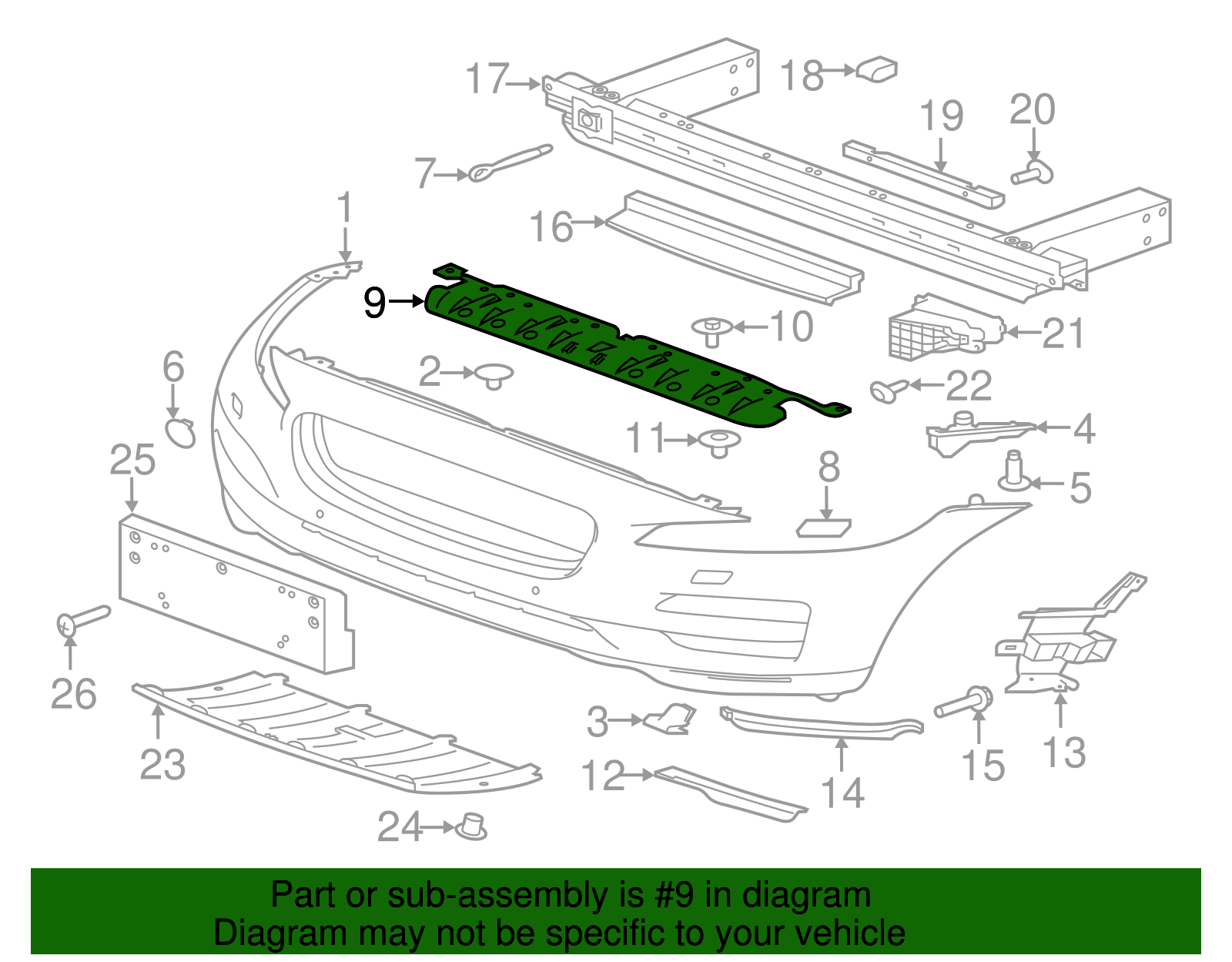 2017-2020 Jaguar F-Pace Support Panel T4A11587 | JaguarParts.com