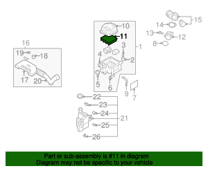 28113-2H000 - Air Filter 2007-2012 Hyundai Elantra | AutoNationParts.com