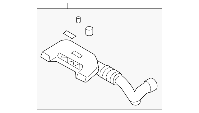 2009-2012 Hyundai Elantra Air Duct 28210-2L000 | OEM Parts Online