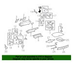 64907-53020-C0 - Trunk Trim Panel Insulator - 2012-2015 Lexus | DiscMonster