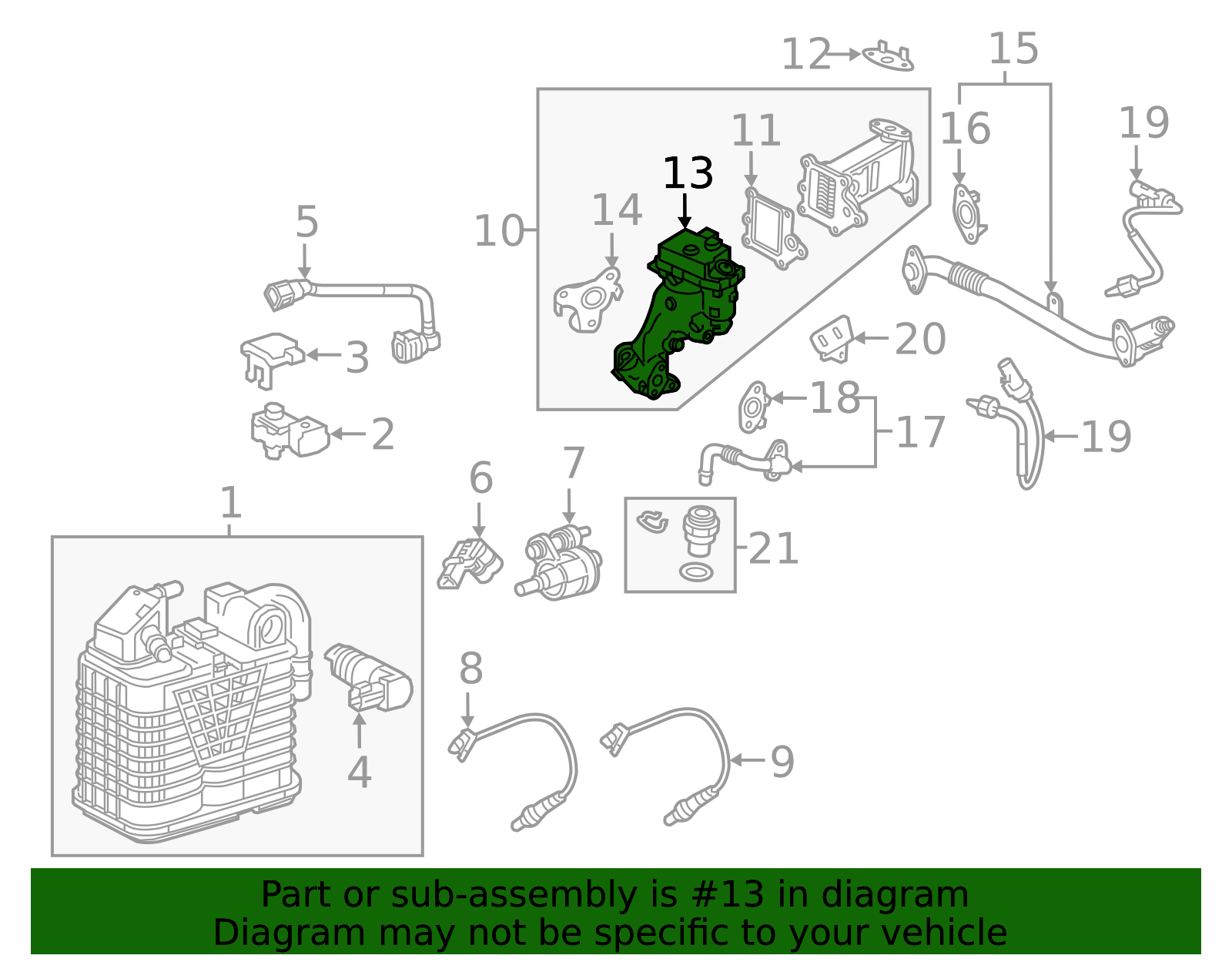 19436522 - Exhaust Gas Recirculation (EGR) Valve GM Wholesale Direct