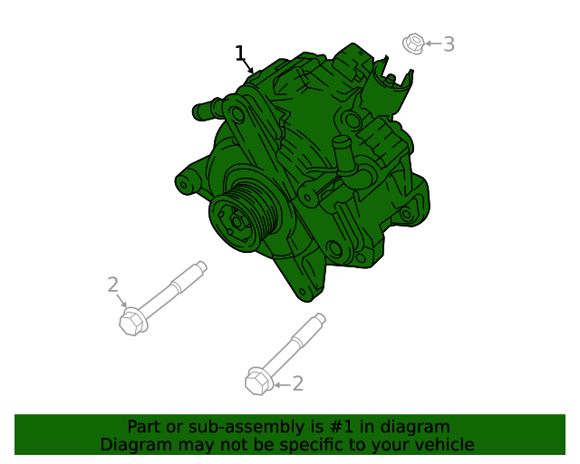 2019-2021 Jeep Wrangler Alternator 56029811aa | TascaParts.com