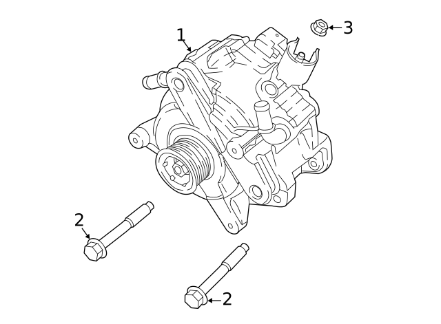 2019 Jeep Wrangler Alternator Kit 68432441ac | TascaParts.com