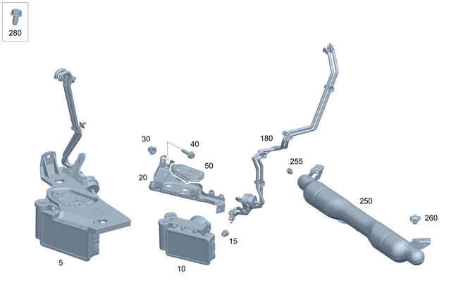 167-320-94-05 - Electropneum Control Unit 2020-2025 Mercedes-Benz ...