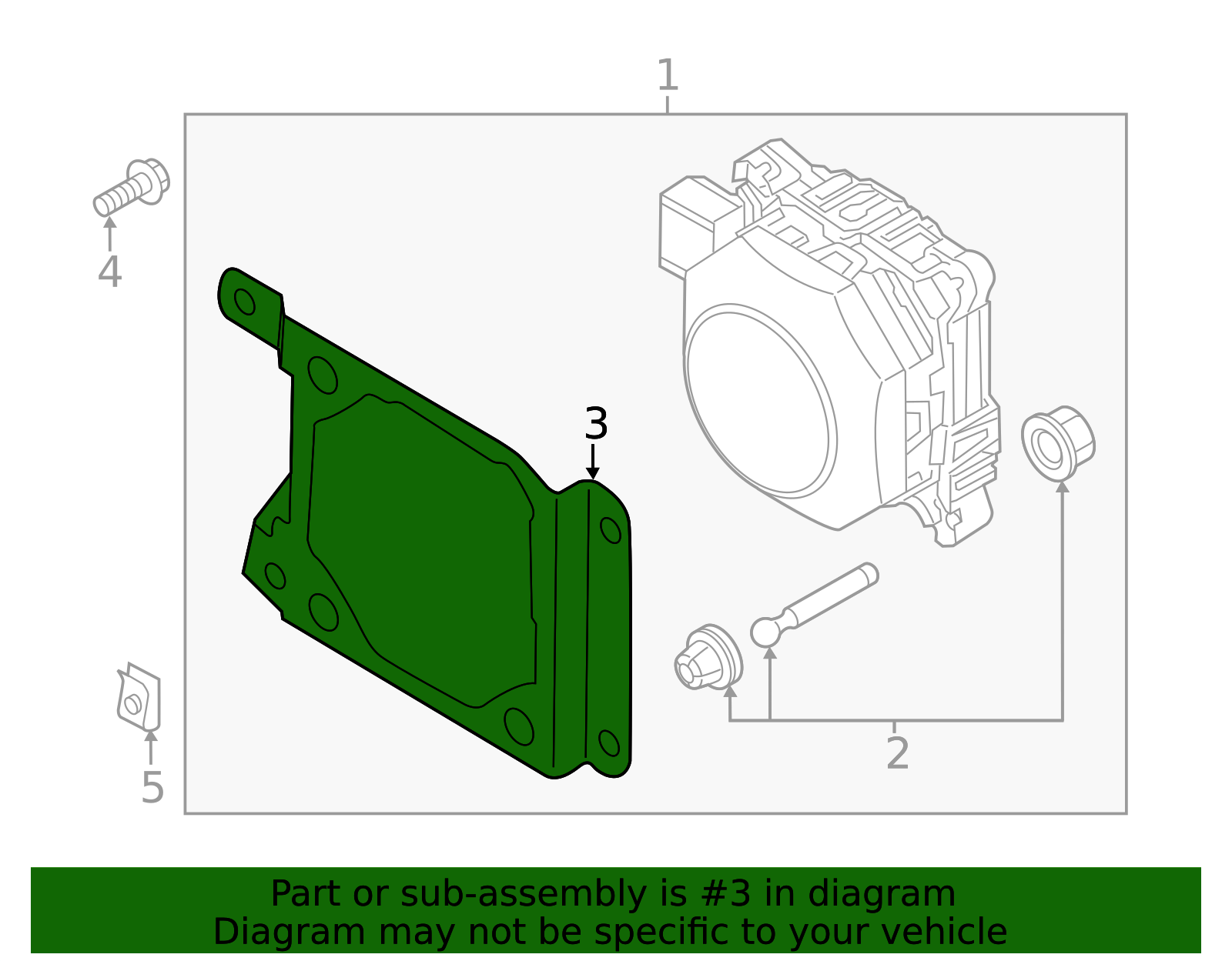 2019-2024 Audi Mount Bracket 4N0-907-574 | Audi OEM Parts Guy