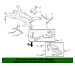 2008-2023 Mitsubishi Trailing Arm Bolt MU000995 | Auto Parts