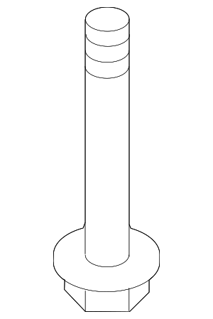 MU000995 - Trailing Arm Bolt 2008-2023 Mitsubishi | Mitsubishi Direct Parts