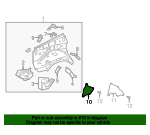 53735-35151 - Seal 2003-2024 Toyota | Group 1 Auto Parts