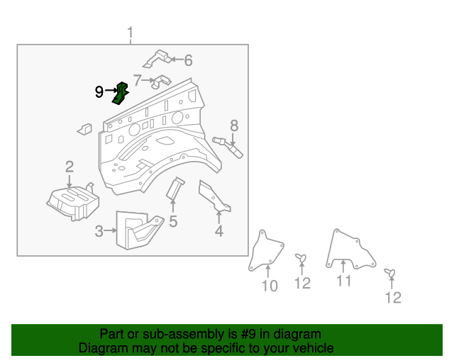 53742-35070 - Reinforced Plate - 2010-2020 Toyota 4Runner | nashuatoyota