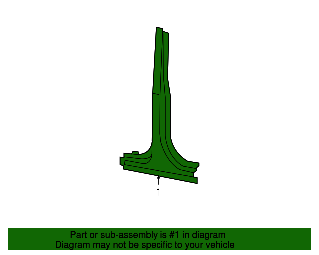 2007-2018 Jeep Center Pillar - Driver's Side (LH) 55397225AE ...