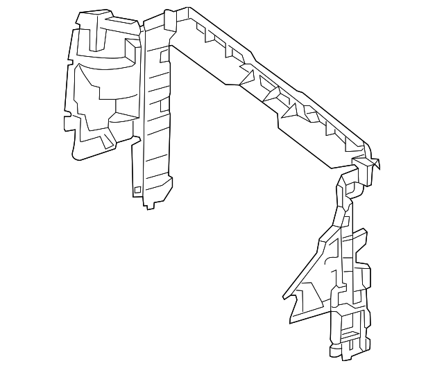 222-505-25-30 - Upper Baffle 2015-2017 Mercedes-Benz S 550e | Mercedes ...