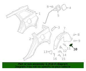 2015-2025 Ford Mirror Assembly Bolt W505424-S450B | OEM Parts Online