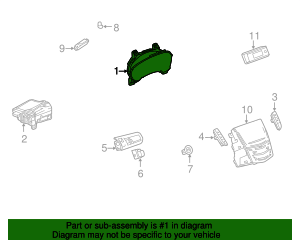 2014-2019 Cadillac XTS F Cluster 23246366 GM | GMPartsDirect.com