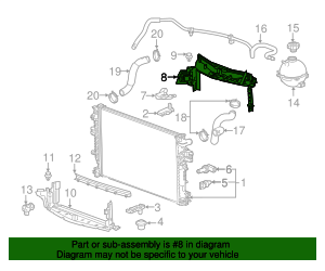 84446865 - Deflector 2017-2019 Buick LaCrosse | AutoNationParts.com