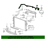 2018-2019 Buick LaCrosse Engine Coolant Air Bleed Hose 12653191 GM ...