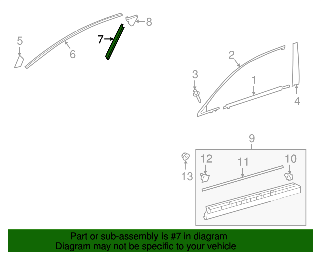 75966-78010 - Black Out Tape 2015-2021 Lexus | AutoNationParts.com