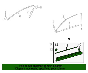 75073-78010 - Lower Molding 2015-2021 Lexus | Longo Lexus Parts
