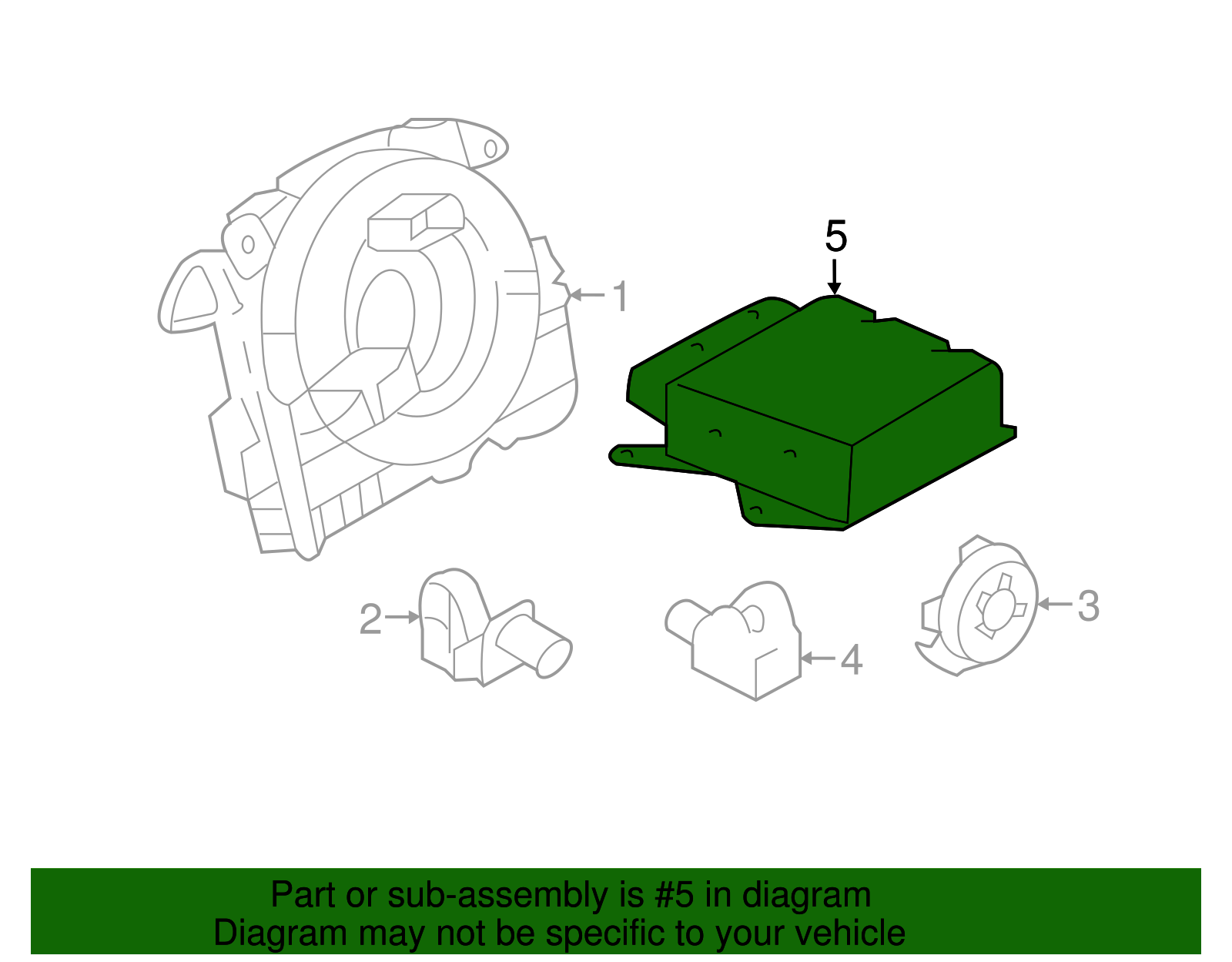 5Q0-959-655-AC - Air Bag Control Module 2015-2019 Audi | Audi OEM Parts