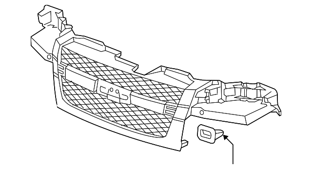 19210537 - Primed Front Grille with Retainers 2004-2012 Chevrolet ...