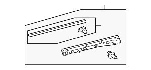 75745-0E010 - Lower Door Trim - 2010-2015 Lexus | MyLexusParts
