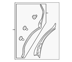 67858-0E010 - Protector - 2010-2015 Lexus | MyLexusParts